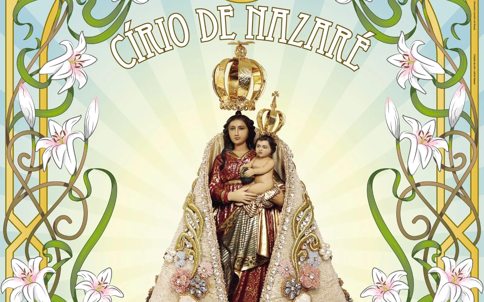 Cartaz do Círio de Nazaré 2025 apresentado em Belém dá início aos preparativos da festa